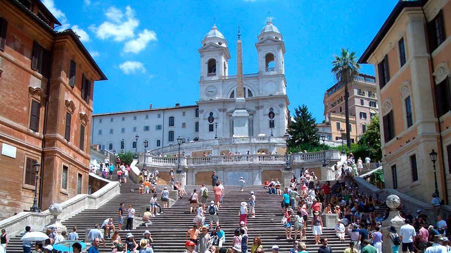 Plaza de España en Roma: las escaleras más célebres de Italia